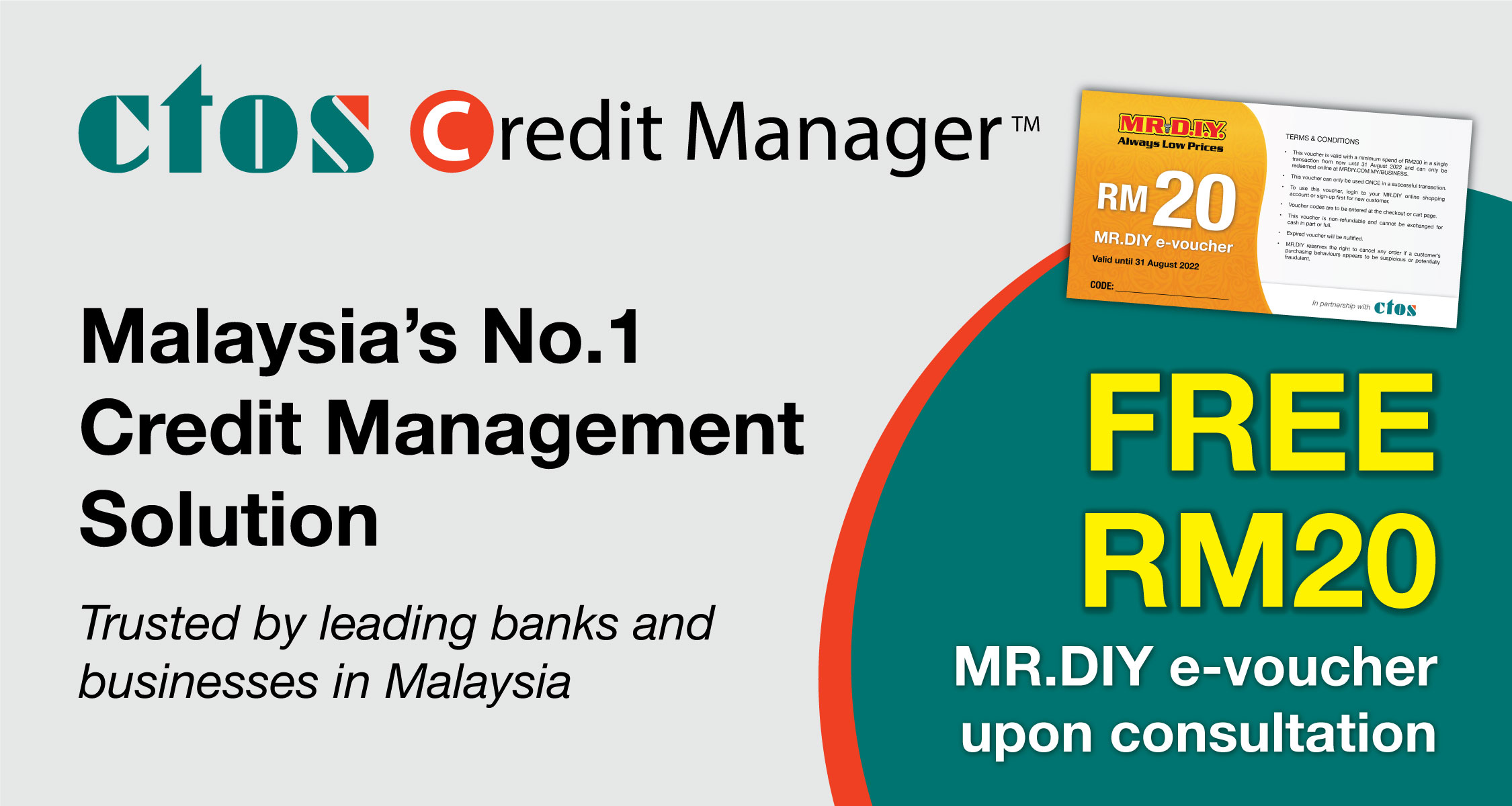 Free RM20 E voucher CTOS Malaysia s Leading Credit Reporting Agency